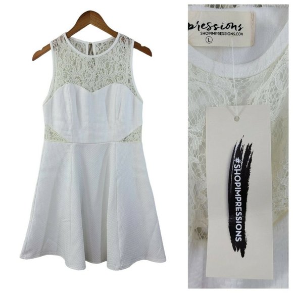 Impressions | Dresses | New Impression Dress Size Large Sheath Party ...